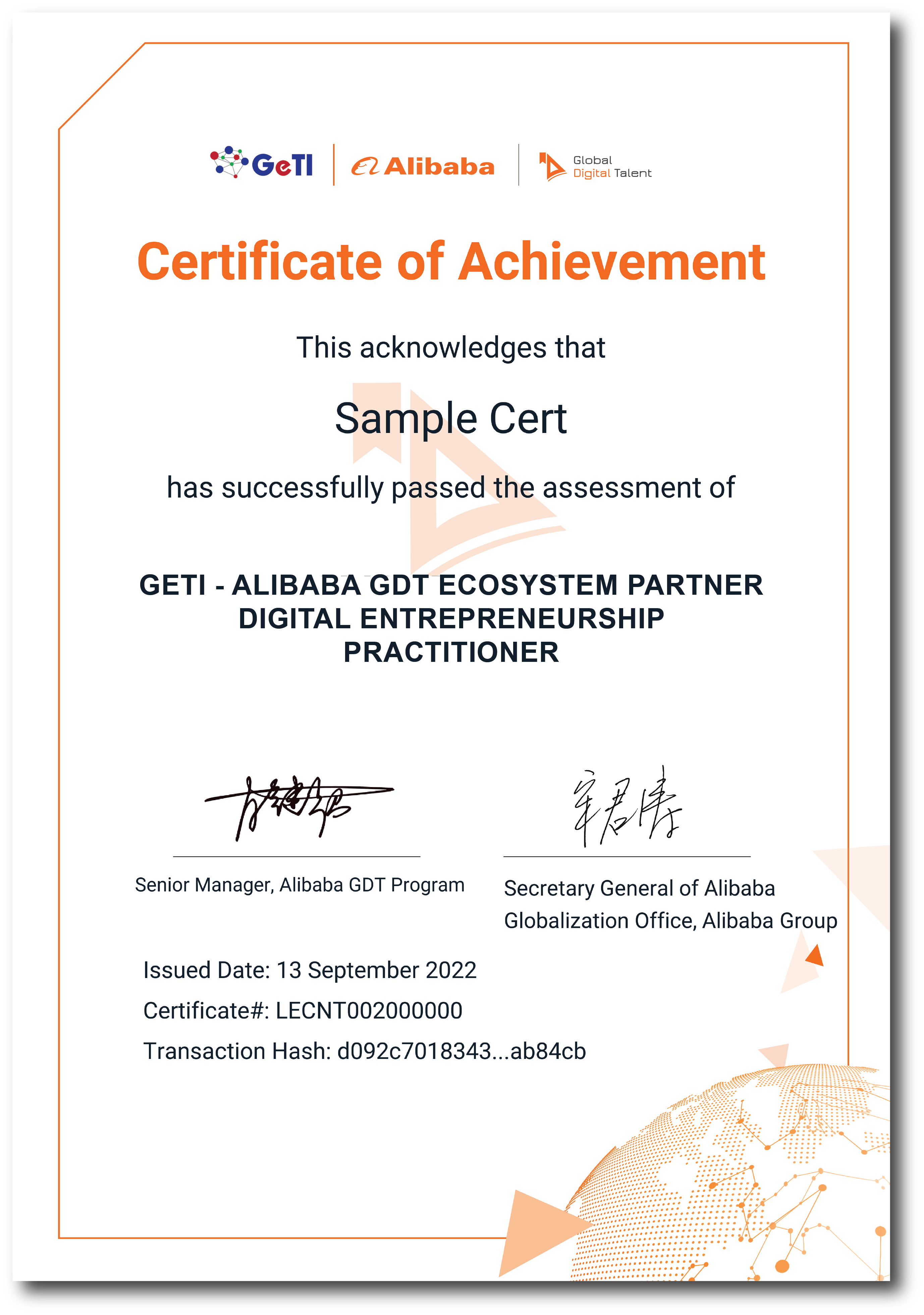 GDT Program – Global Digital Talent